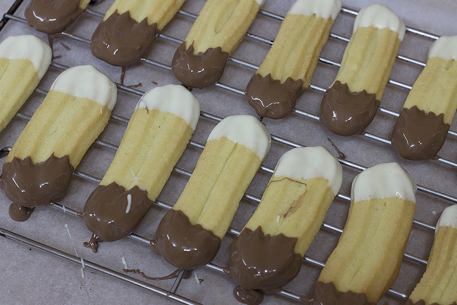 BBC Good Food magazine double chocolate shortbread recipe